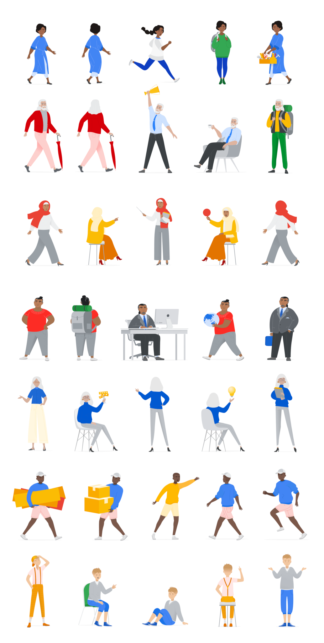 Google Mastery Characters – Denis Sazhin